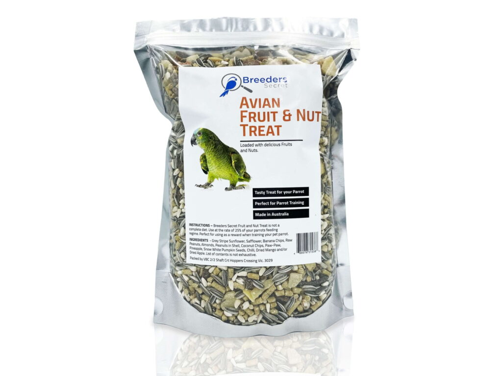 Fruit and Nut Parrot Food | Breeders Secret Bird Products