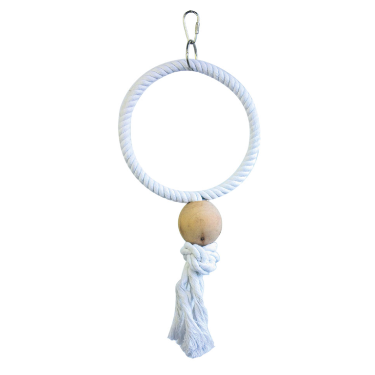 Rope Ring Wood Bead Bird Toy | The Best For Your Bird