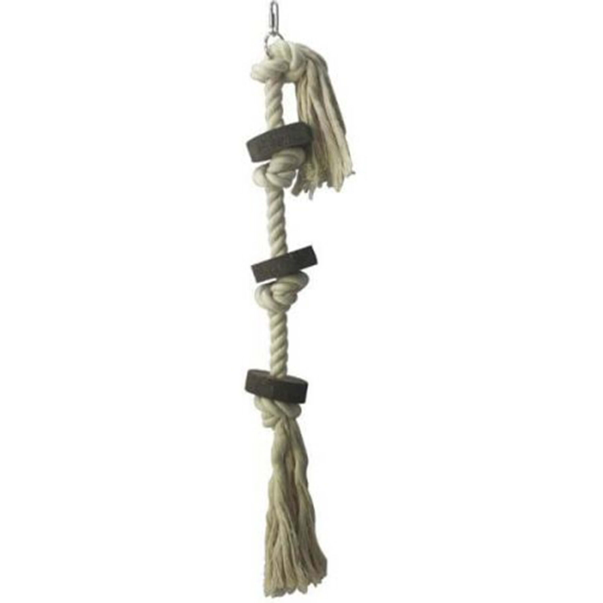 Rope Wood Natural Bird Toy | Breeders Secret Bird Products