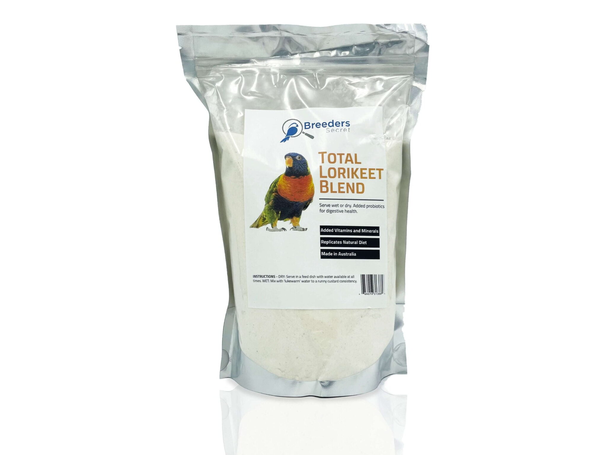 Total Lorikeet Blend | Breeders Secret Bird Products